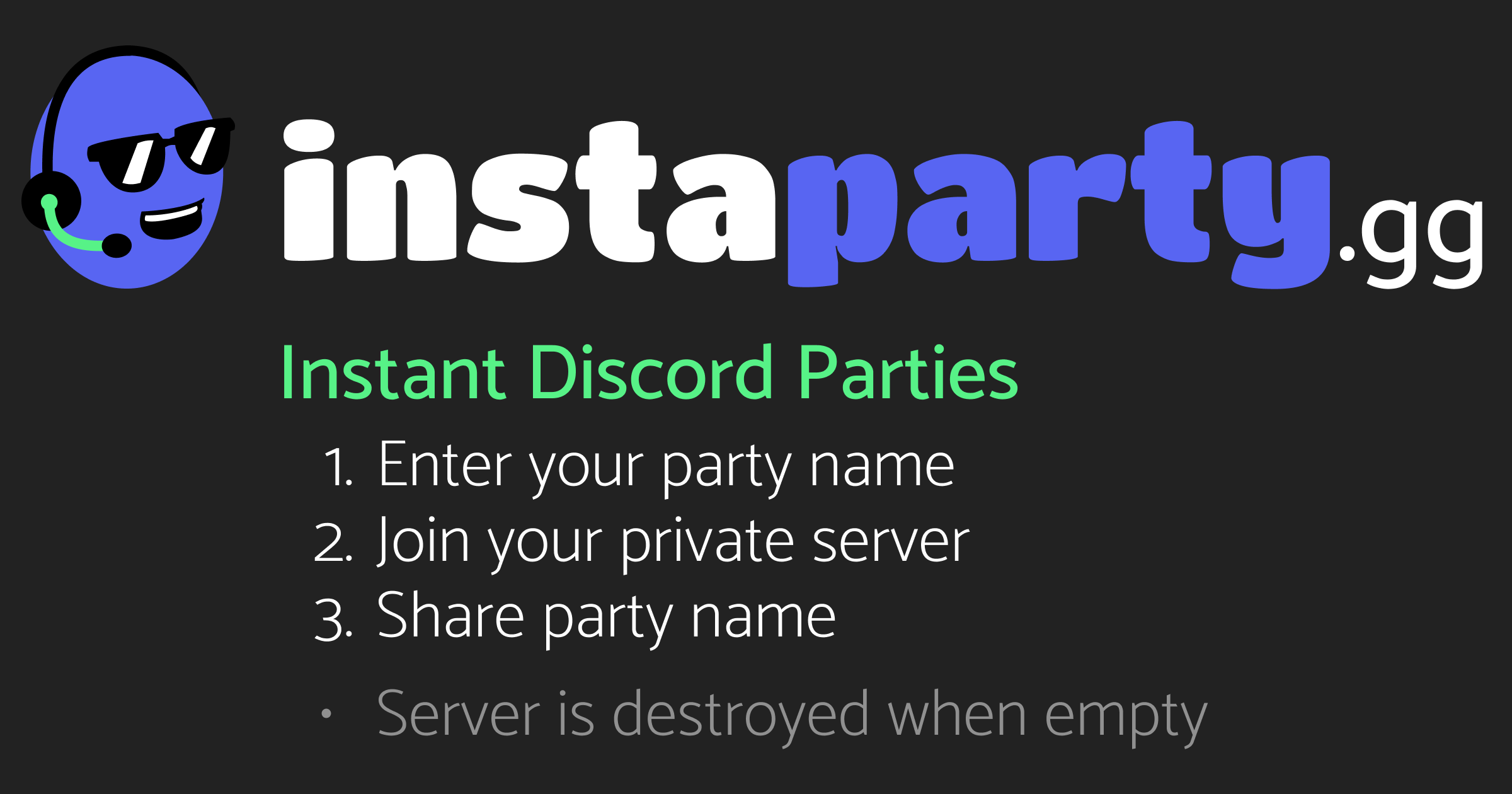 instaparty.gg - Instant Discord Parties
